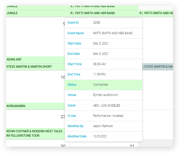 Venue Booking Software for Theatres & Performing Arts Centers