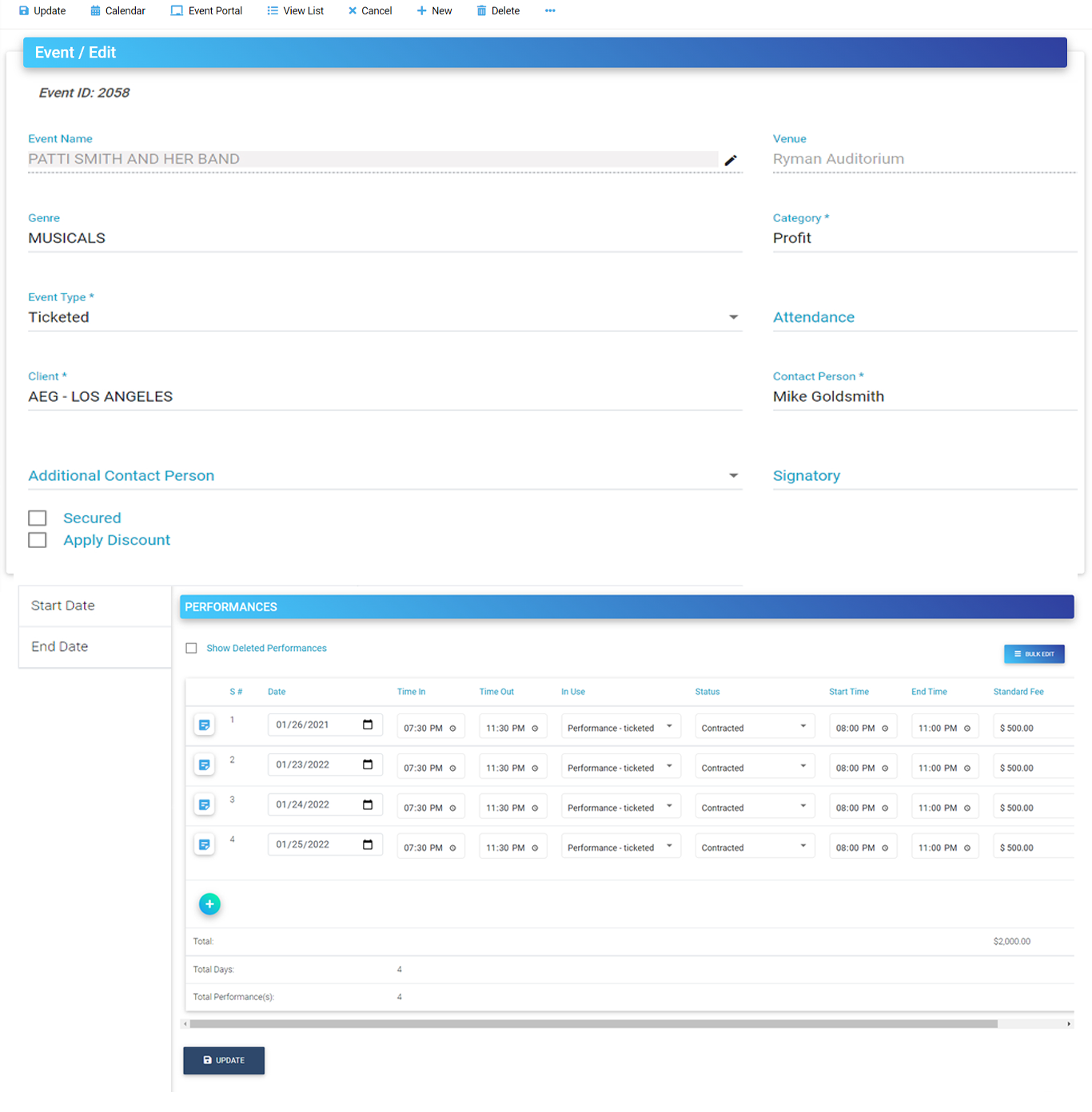 The Next-Gen Event Booking software By VenueArc